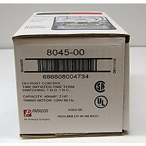 Paragon defrost timer 120V 1NC 1NO contacts