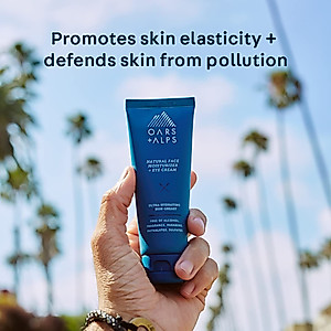 Oars + Alps Face Moisturizer and Eye Cream, Valentines Gifts for Him, Hydrates Skin with Shea Butter and Jojoba Oil, Anti Aging, Vegan and Gluten Free