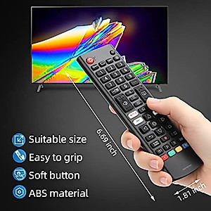 Gvirtue Universal Remote Control Replacement for LG-TV-Remote All LG LED OLED LCD Webos 4K 8K UHD HDTV HDR Smart TV with Prime Video, Disney Plus, Netflix, LG Channels Button