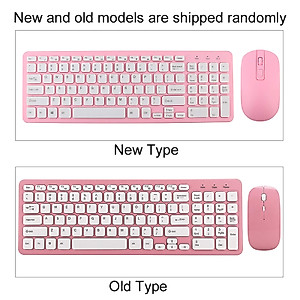 Mouse Keyboard Set - Gaming Keyboard Mouse Combo - Micro USB Receiver - for Notebook Computer - for OfficeHome (Suit)
