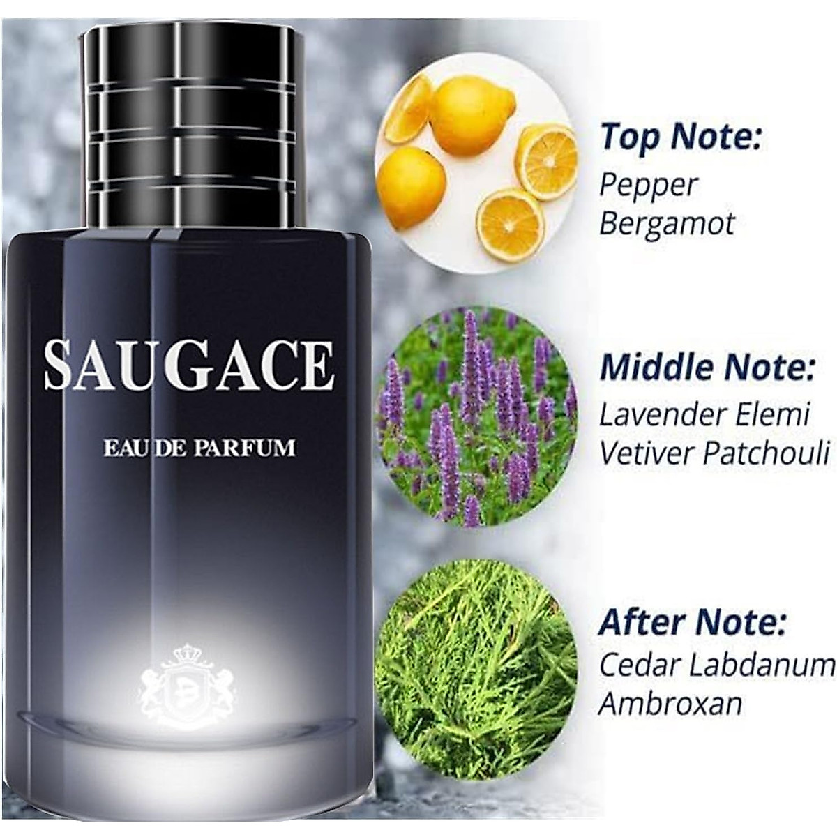 OPICA （2PCS: 3.4OZ） Savage Pheromone Men Perfume, Men Perfume Spray, Carry Persistent Fragrance, Romantic Glitter Perfume Gift