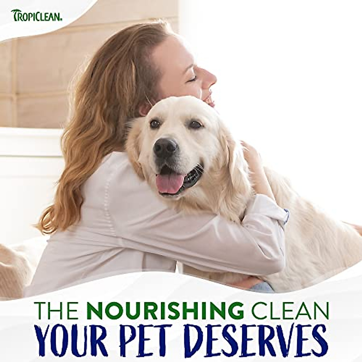 TropiClean Dual Action Ear Cleaner for Cats & Dogs | Vet Tested & Approved Ear Wash for Dogs | Pet Ear Wash Derived from Natural Ingredients | Made in the USA | 4 oz