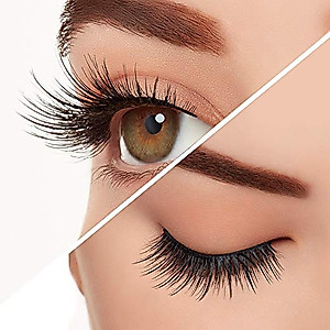 Ardell Aqua False Strip Lashes 343, Reusable, Lightweight, Water Activated Falsies, No Lash Glue Required, 4 Pack