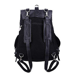 Restyle Dark Side Gothic O-rings & Black Harness Design Witchcraft Backpack