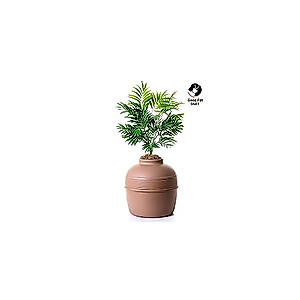 Good Pet Stuff, The Original Hidden Litter Box, Artificial Plants & Enclosed Cat Planter Litter Box, Vented & Odor Filter, Easy to Clean, Mocha Brown