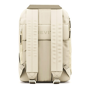 BREVITE The Backpack- Casual daypack backpacks for every function. Compact but spacious 18L aesthetic traveling backpack with laptop compartment. (Tan)