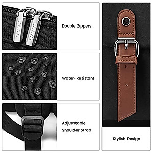 LOVEVOOK Mini Backpack for Women, Small Backpack Purse for Women Teen Girls, Cute Bookbag Fashion Daypacks for Shopping, Working or Dating, Black-Brown