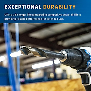 Century Drill & Tool, 44340, 5/8",Silver & Deming,High Speed Drills, Cobalt Steel