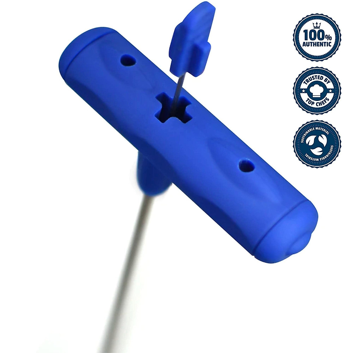 IKEJIME RUGGED Ike Jime Kit: Ikijime Fish Spike With Shinkejime Stainless Steel Wire (Yellowtail, Sea Bass, Bream), Blue