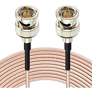 Superbat 3G HD SDI Cable BNC Cable 1ft 30cm 75 ohm for Cameras BMCC Video Equipment Supports HD-SDI 3G-SDI 4K 8K SDI Video Cable (Straight,2Pcs)