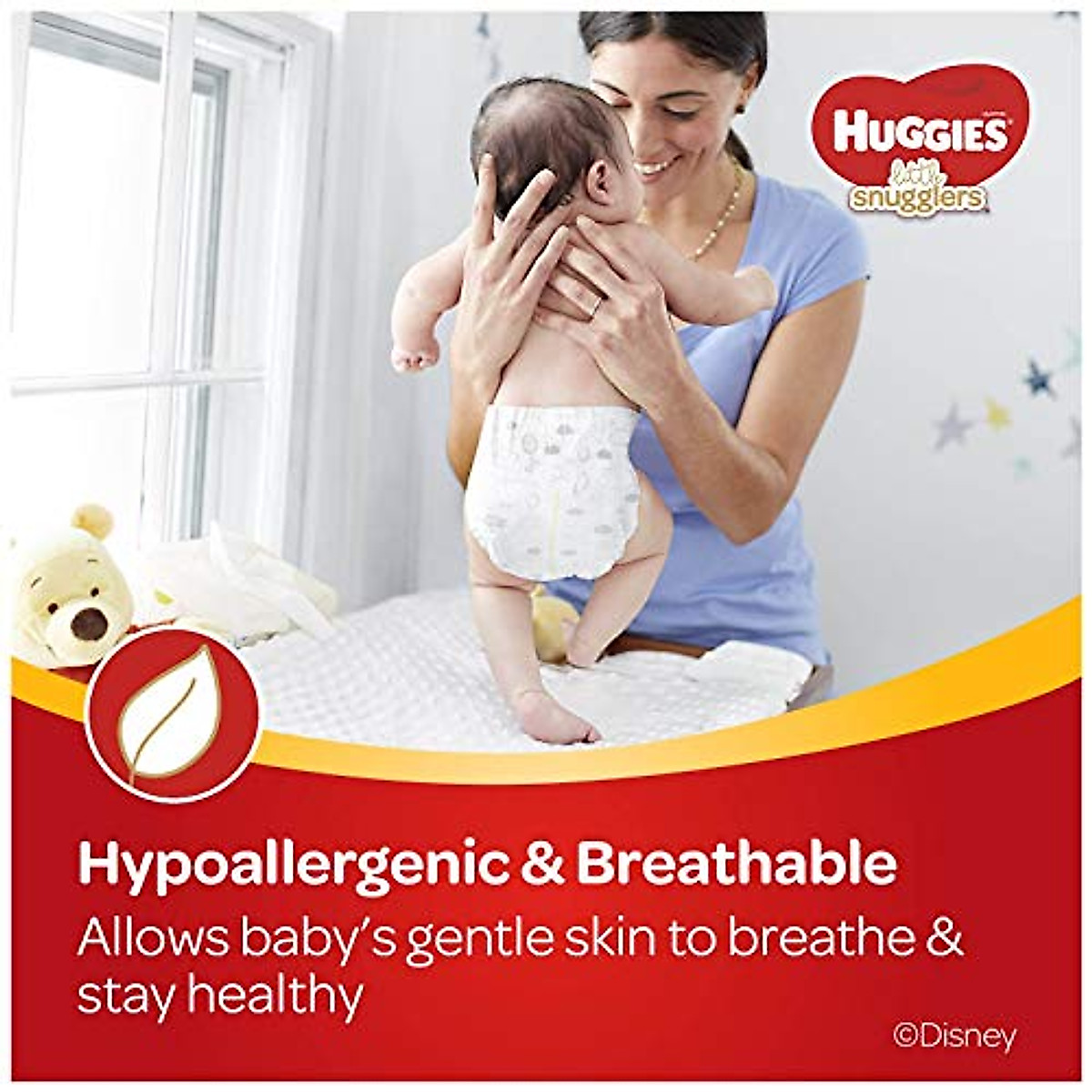 Huggies Little Snugglers Baby Diapers, Size Newborn, 128 Count