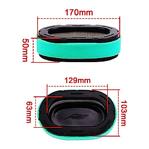 2-Pack 32 083 09-S 32 883 09-S1 Air Filter for Kohler KT715 KT725 KT730 KT735 KT740 KT745 KT610 KT620 19HP-26HP Engine 32 883 09-S1 Cub Cadet MTD Lawn Mower