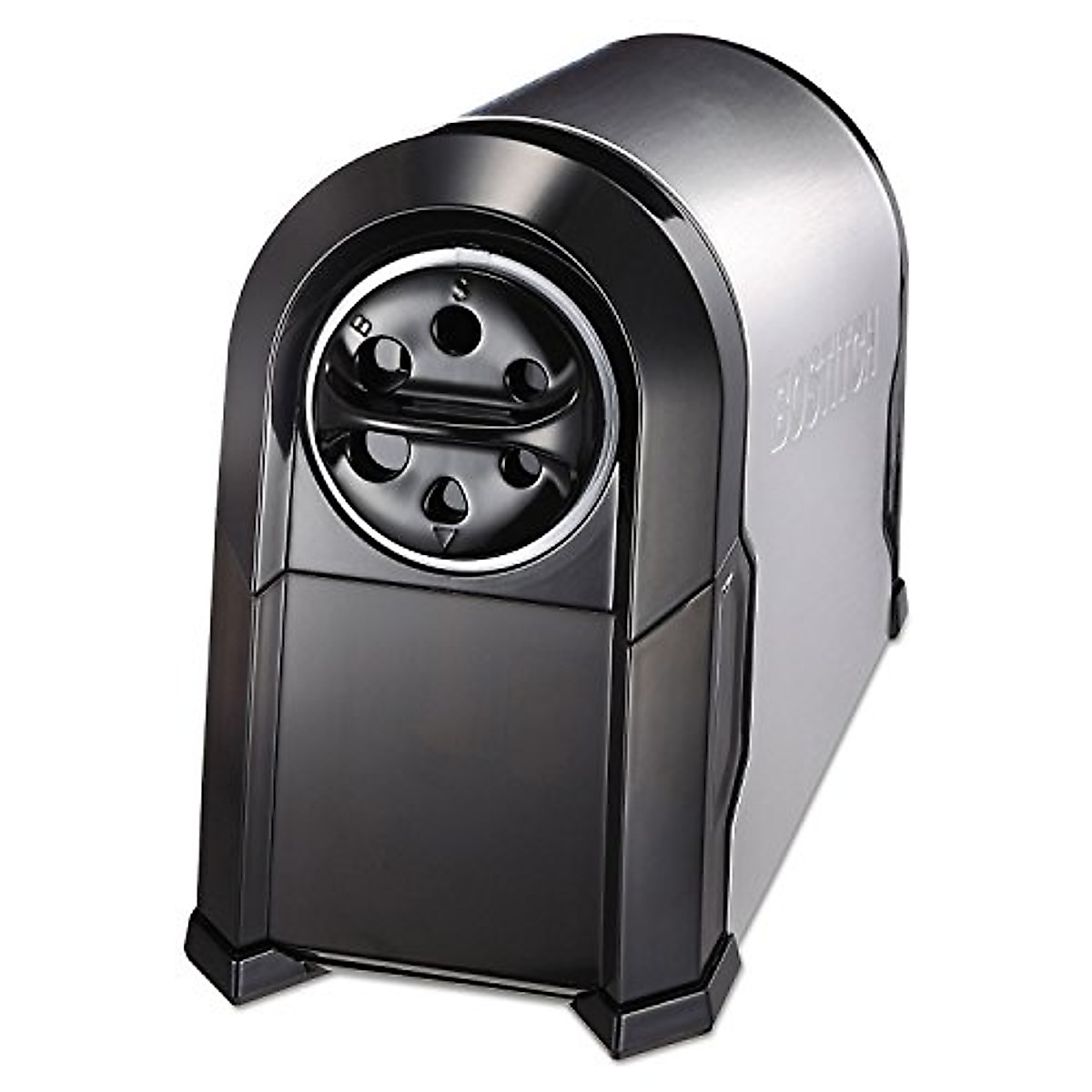 Bostitch Office SuperPro Glow Extra Heavy Duty Commercial Classroom Electric Pencil Sharpener with Replaceable Cutter Cartridge System, 6-Hole, Silver/Black (EPS14HC)