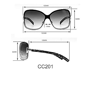 Circus NY by Sam Edelman Women's CC201 Metal Shield Rectangular Sunglasses with UV400 Protection - Trendy Gifts for Her, 132mm