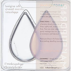 MAKEUPDROP Silicone Beauty Applicator Clear & Pink Everyday Set