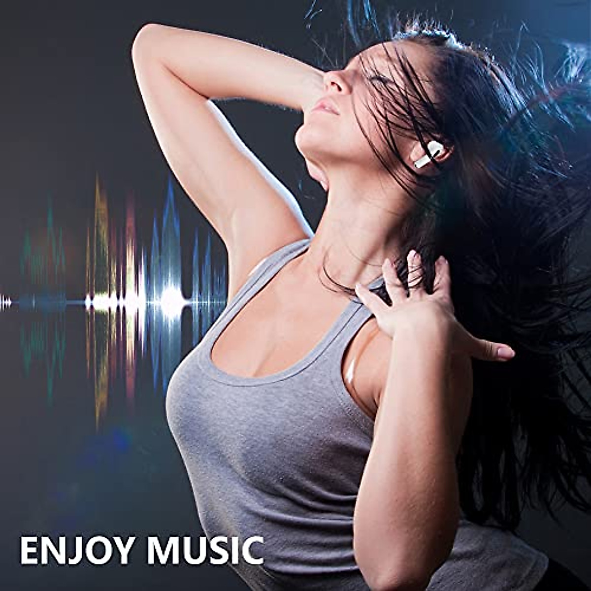 Ear Tips Compatible with AirPods Pro Tip,YINVA 4 PCS Replacement Silicone Tips Updated(M)