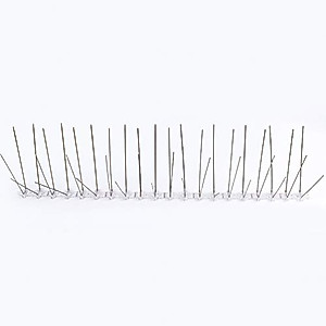 YARNOW 2pcs Birds Spikes Stainless Steel Cat Bird Deterrent Spike Anti- Climb Anti Theft Security Spikes for Pigeon Cat Bird Repellent Spikes (11cm)