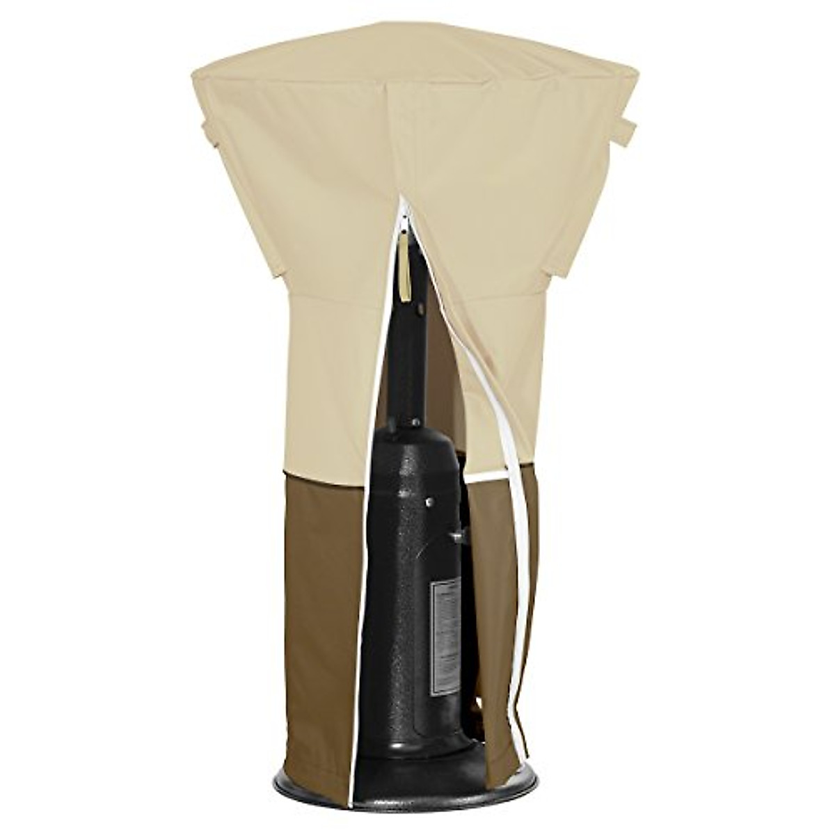 Classic Accessories Veranda Water-Resistant 21 Inch Round Table Top Patio Heater Cover, Outdoor Table Cover