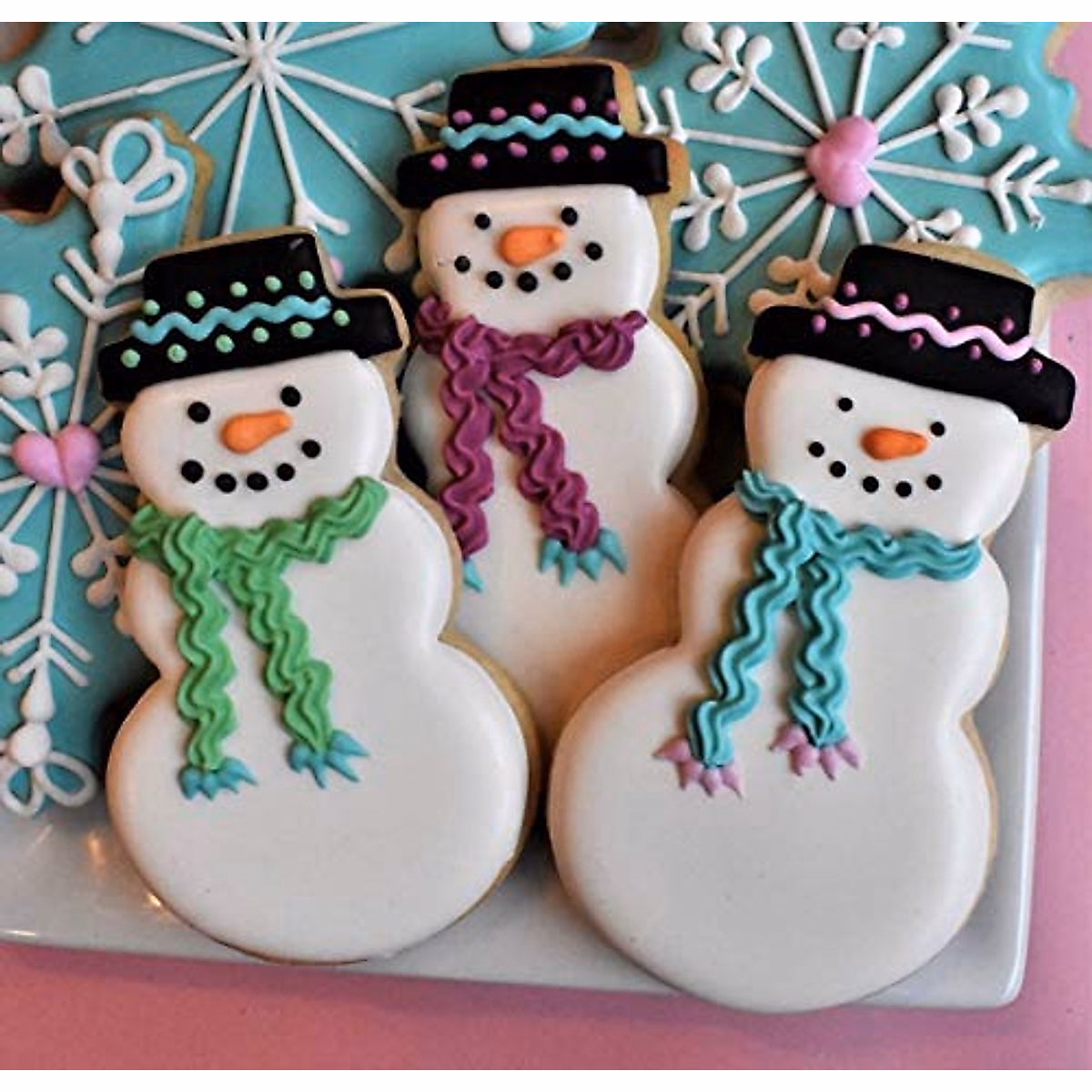 Snowman with Hat Cookie Cutter, 4" Made in USA by Ann Clark