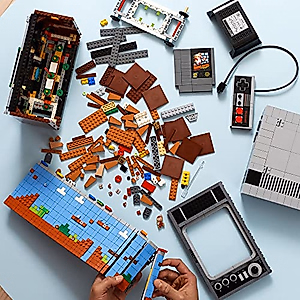 LEGO Super Mario Nintendo Entertainment System 71374 Gameplay Building Set, Model Kits for Adults to Build, DIY Creative Activity, Collectible Gift Idea