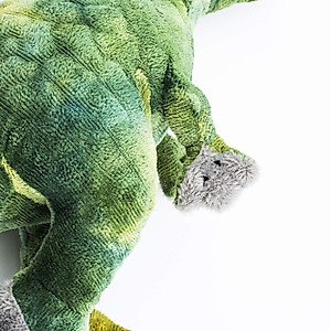 AIXINI Stuffed Dinosaur Plush Giant T-Rex Toy - 23.6" Lifelike Stuffed Tyrannosaurus Animal for Boys, Green