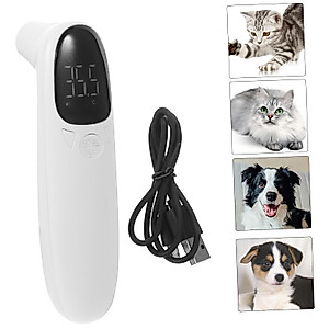 1 Set Pet Thermometer Small Animal Thermometer Cat Thermometer Pet Screen Thermometer Dog Thermometer Pig Thermometer Digital Thermometer Pet Ear Thermometer Dogs Cats Thermometer