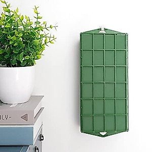 HongWay 4 Pieces Floral Foam Cage Flower Holder with Floral Foam for Fresh Flower Arrangement and Wedding Holiday Decorations