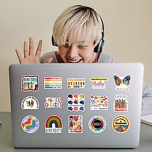 50pcs Diversified Stickers Pack, Beautiful Vinyl Waterproof Sticker Decals for Water Bottles, Laptops, Phones, Skateboards, Helmets, Hard Hats, Suitable for Kids Teen Adults Party Supplies Decor