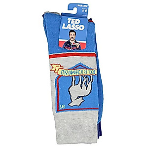 Bioworld Ted Lasso Original Series AFC Richmond 3 Pairs Multi-Design Mid-Calf Crew Socks
