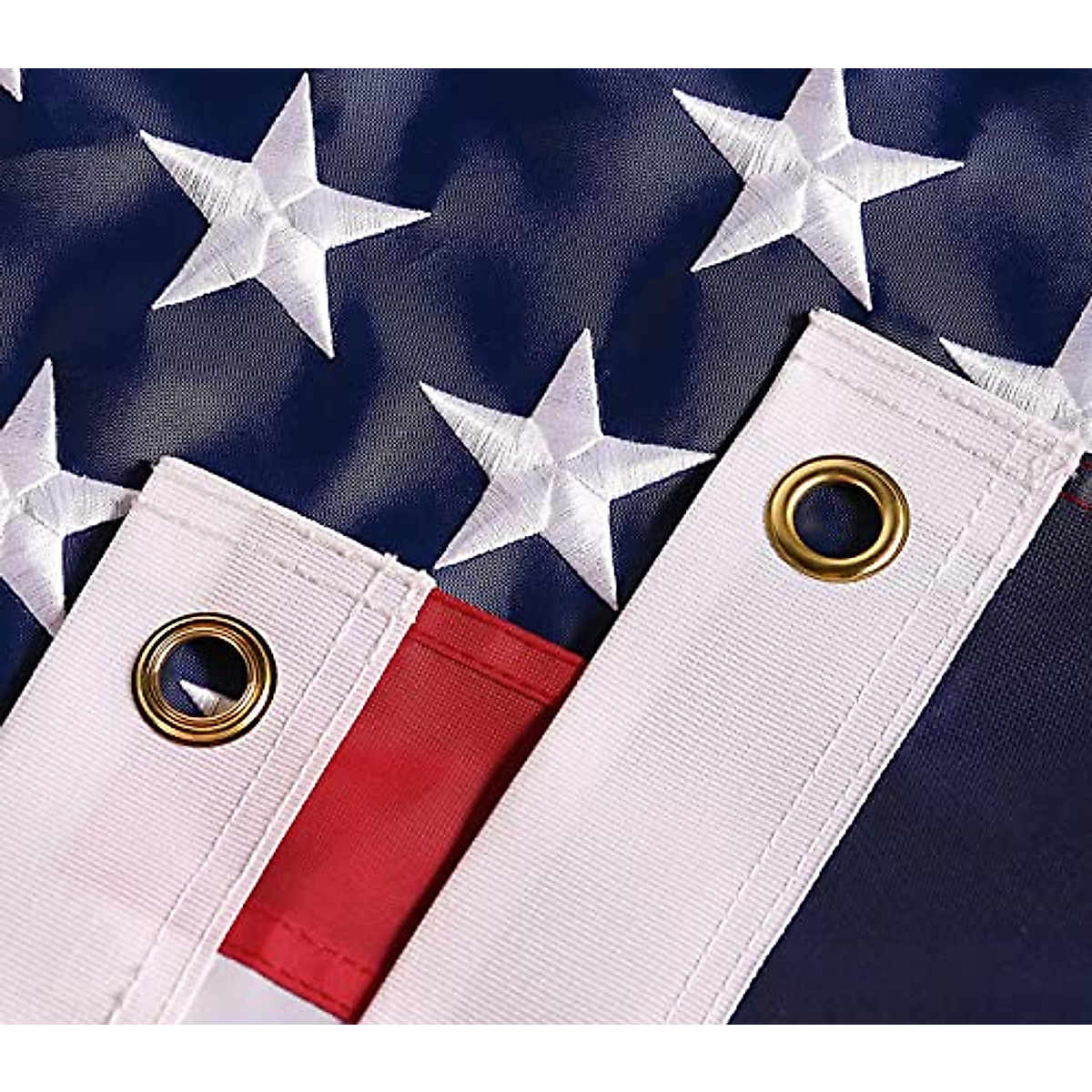 American Flag 4x6 ft: Longest Lasting US Flag, Made From Nylon, Embroidered Stars, Sewn Stripes, Brass Grommets, UV Protection Perfect for Outdoors! USA Flag