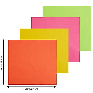 Misscrafts 15pcs Cotton Craft Fabric Bundle 18" x 22" Pre-Cut Quilt Squares Fat Quarters Quilting Fabric for Sewing Crafting Patchwork DIY Scrapbooking 15 Colors