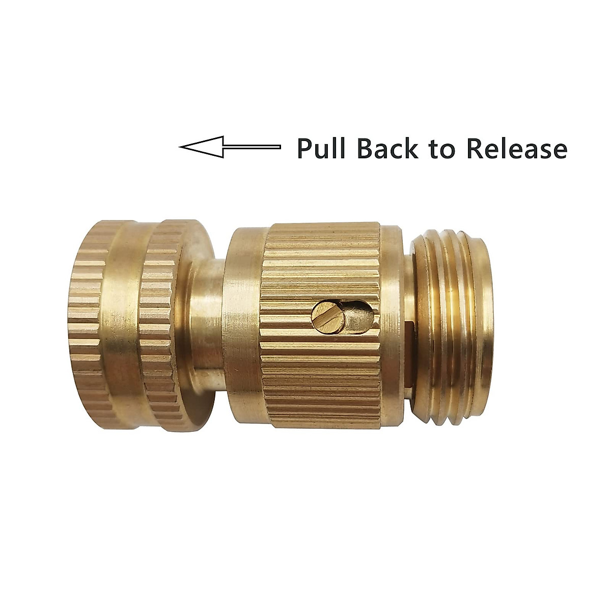 LYFJXX Garden Hose Connector, 1 pc 3/4 Inch 90 Degree Elbow Connector + 1 pc 3/4 Inch Hose Quick Connector