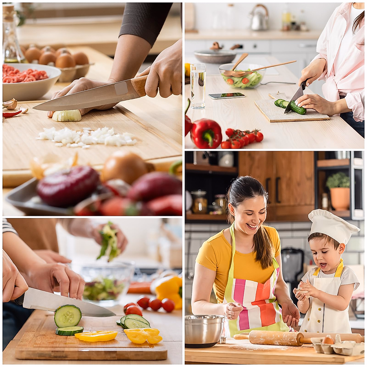 uxcell 10Pcs Knife Edge Guards Blade Protector Plastic Knife Edge Cover Sleeves Universal Blade Covers Knife Sheath for Kitchen, Black