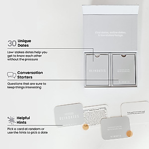 The Adventure Challenge Blind Dates Deluxe Edition, 30 Conversation Starters Plus 30 Scratch-Off First Dates, Online Dates, Date Night Ideas for First Dates and New Couples