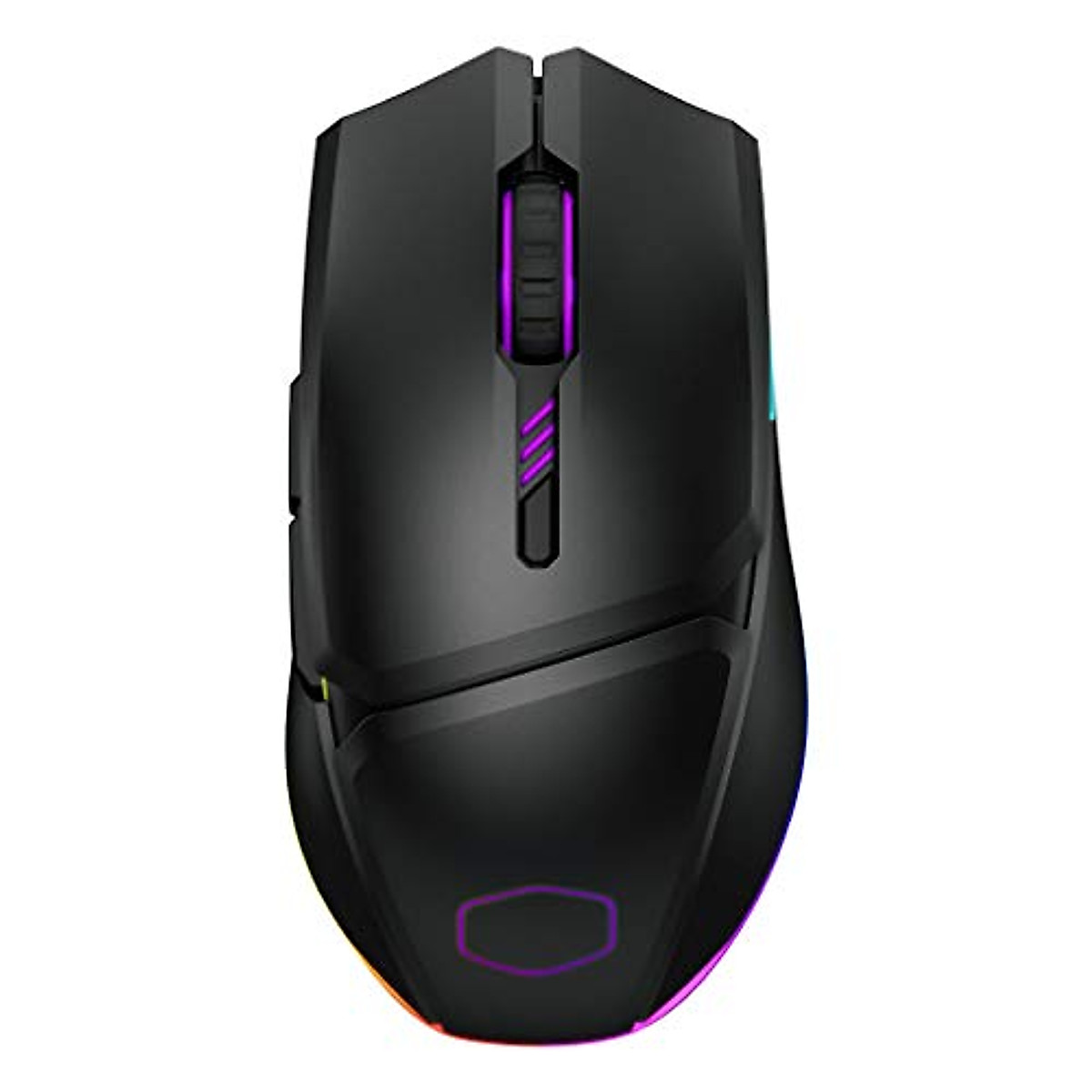 Cooler Master MM831 Gaming Mouse with 32000 DPI adjustable via software, 2.4GHz and Bluetooth Wireless, PBT Buttons, and Qi Charging Support