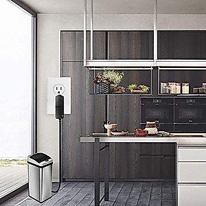 6V AC Power Adapter for iTouchless Automatic Sensor Trash Cans 2.5 to 23 Gallon, 6.6Ft Long Power Cord Supply for Stainless Steel Trash Can NX SX MX RX HX RS RE, ACNXSX