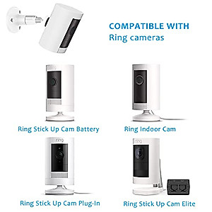 Wall Mount Bracket for Ring Stick Up Cam,Arlo Camera,Wyze Camera,Surveillance Camera System -3PACK