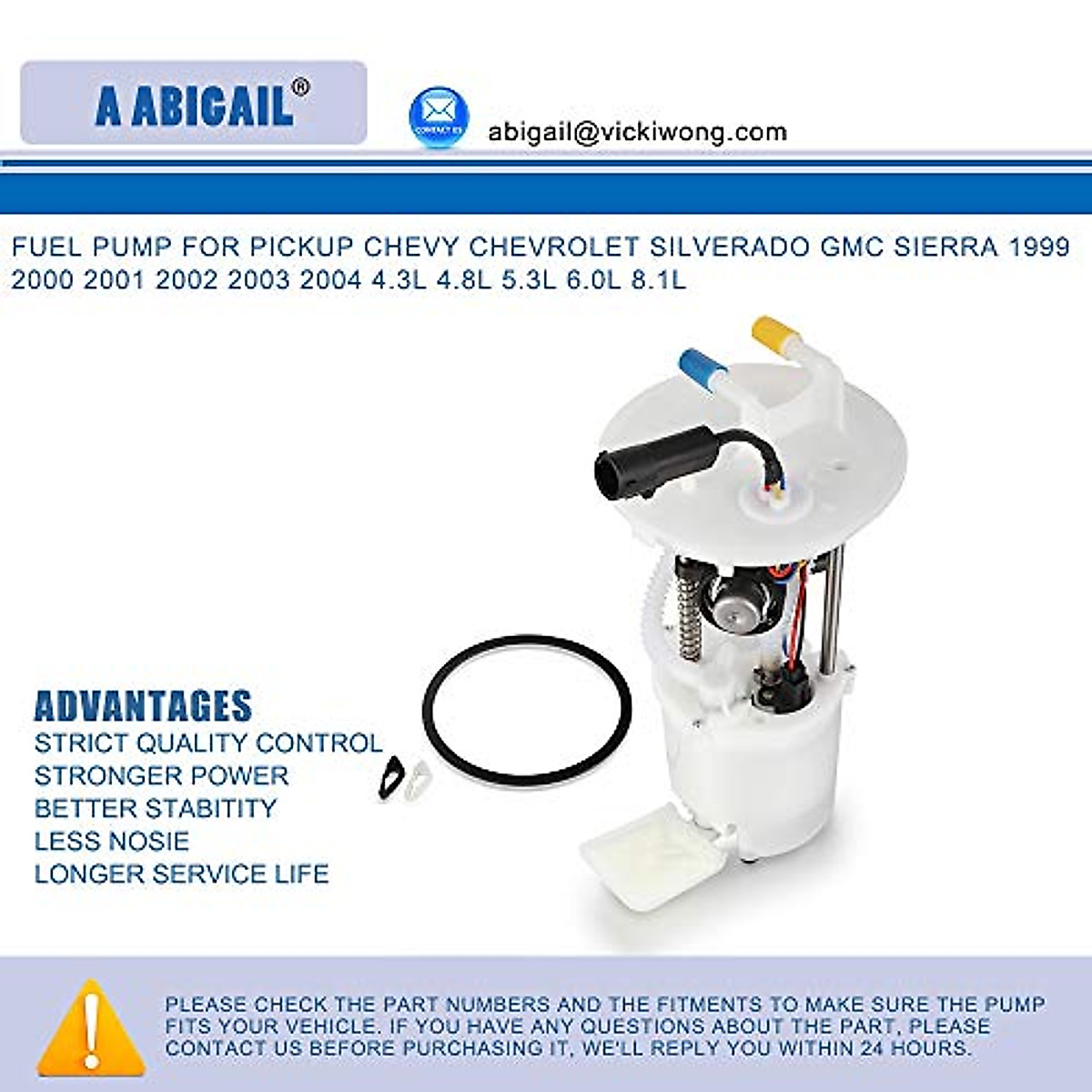 Electric Fuel Pump Replacement for 2001 2002 2003 2004 Ford Escape and Mazda Tribute 2.0L & 3.0L E2291M