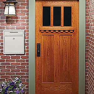 KYODOLED Steel Key Lock Mail Boxes Outdoor,Locking Wall Mount Mailbox,Security Key Drop Box,12H x 10.51L x 4.68W Inches,White Large