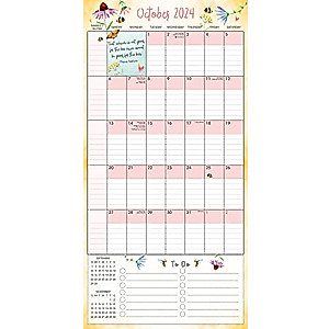 2024 Family Planner, 17-Month Calendar Planner: August 2023 - December 2024, 12" x 12" - The Busy Bee