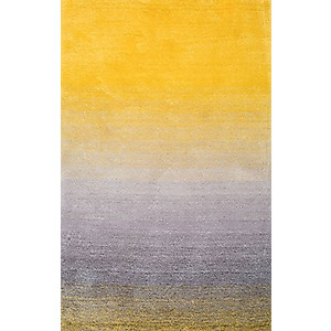 nuLOOM Handmade Ombre Shag Area Rug, 8x10, Yellow