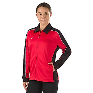 Speedo Women's Jacket Full Zip Collard Streamline Team Warm Up