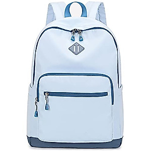 Lohol Lightweight & Casual Daypacks for Men, Women & Students, Perfect Daily Backpack for School, Work, and Travel (Sky blue)