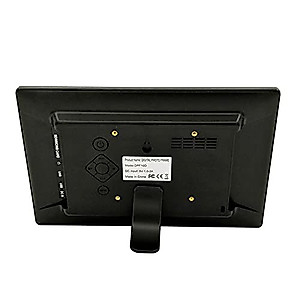 10-inch Digital Photo Frame 1024×600 high-Definition Digital Photo Frame Electronic Album Advertising Machine Display Ratio 16:9 (Color : Black)