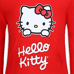 Hello Kitty Girls Long Sleeve Sweatshirt and Legging Pants Set for Toddlers, Little and Big Girls