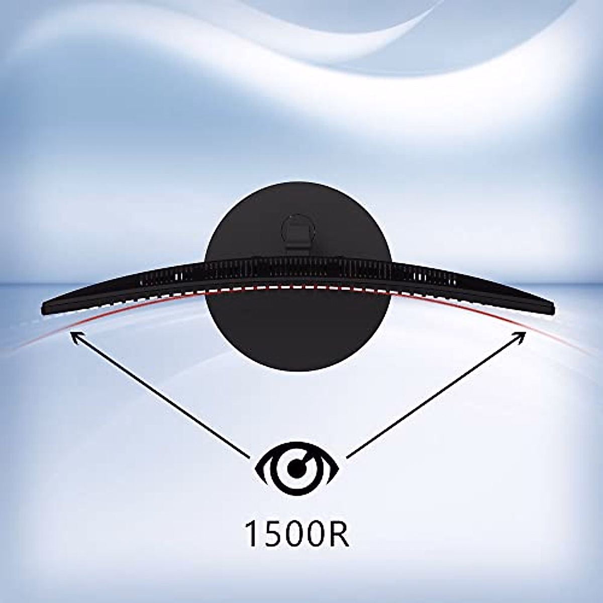 Sceptre Curved 24" 75Hz Professional LED Monitor 1080p 98% sRGB HDMI VGA Build-in Speakers, Machine Black 2021