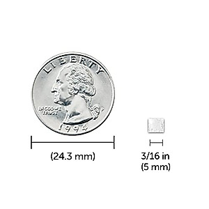 Glue Dots, Glue Squares Dot N' Go Dispenser, Double-Sided, 3/16", 450 Dots, Permanent, DIY Craft Glue Tape, Sticky Adhesive Glue Points, Liquid Hot Glue Alternative, Clear