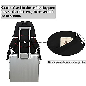 Makukke School Backpack Bundle | 15.6 Inch Laptop School Bag