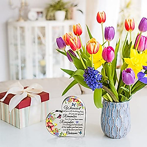 2023 Graduation Inspirational Acrylic Gifts for Women Heart Gifts Class of 2023 Graduation Gifts University College Middle High School Graduate Souvenir for Students Brave Acrylic Gifts (Butterfly)