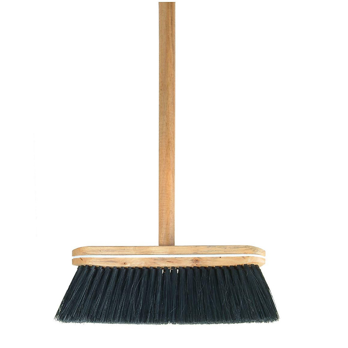 Broom Refill Head for Kitchen and Home Broom - Heavy Duty Household Broom Easy Sweeping Dust and Wisp Floors and Corners (Black- Tampico & Synthetic)